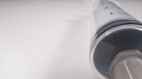 New Syringe Open Needle On White Stock Footage Video (100% Royalty-free ...