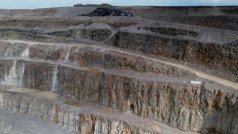 Hanson Aggregates Quarry Producers Crushed Stone Stock Footage Video ...