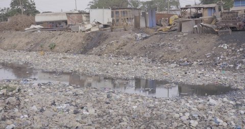 Filthy River Full Plastic Waste Stock Footage Video (100% Royalty-free ...