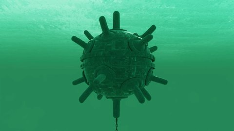 60 Ocean Explosion Underwater Mine Stock Video Footage - 4K and HD ...