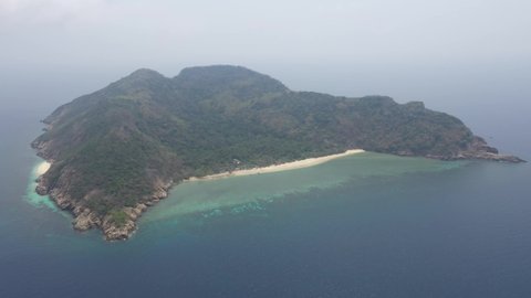 Relax On Empty Sea Beach On Stock Footage Video (100% Royalty-free ...