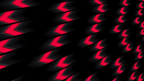 Red Blinking Neon Arrows Diagonal Moving Stock Footage Video (100% ...