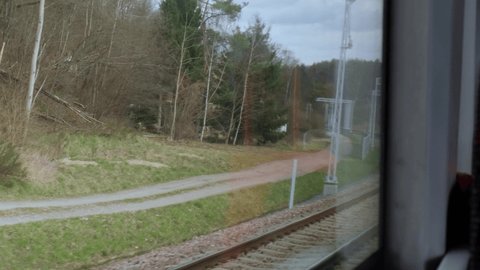 1,795 View Through Train Window Stock Video Footage - 4K and HD Video ...