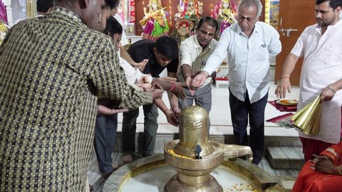 Tirupati India 19th August 2022 Panditji Stock Footage Video (100% ...