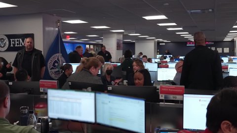 Circa 2022 Fema National Response Coordination Stock Footage Video (100% Royalty-free ...