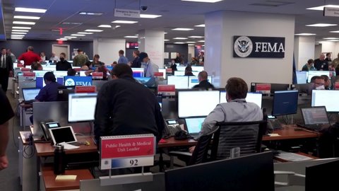 Circa 2022 Fema National Response Coordination Stock Footage Video (100 ...