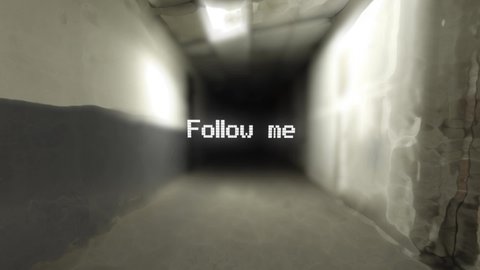 Follow Me Background 3d Animation Stock Footage Video (100% Royalty ...