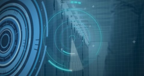 Animation Scope Scanning 5g Text Data Stock Footage Video (100% Royalty-free) 1095355403 ...