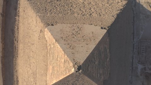 Pyramids Giza Drone View Stock Footage Video (100% Royalty-free ...