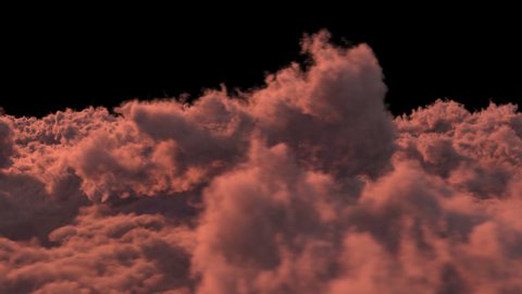 Clouds Sky Motion Background Infinite Seamless Stock Footage Video (100 ...