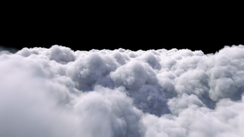 Clouds Sky Motion Background Infinite Seamless Stock Footage Video (100 ...