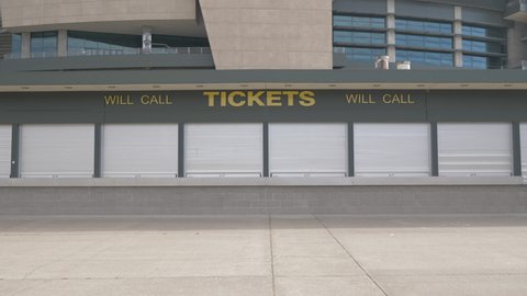 Will Call Ticket Booth Stadium Stock Footage Video (100% Royalty-free ...