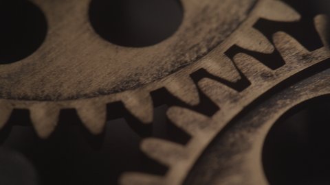 Gears Interlocking Teeth Filmpac Collection Stock Footage Video (100% ...
