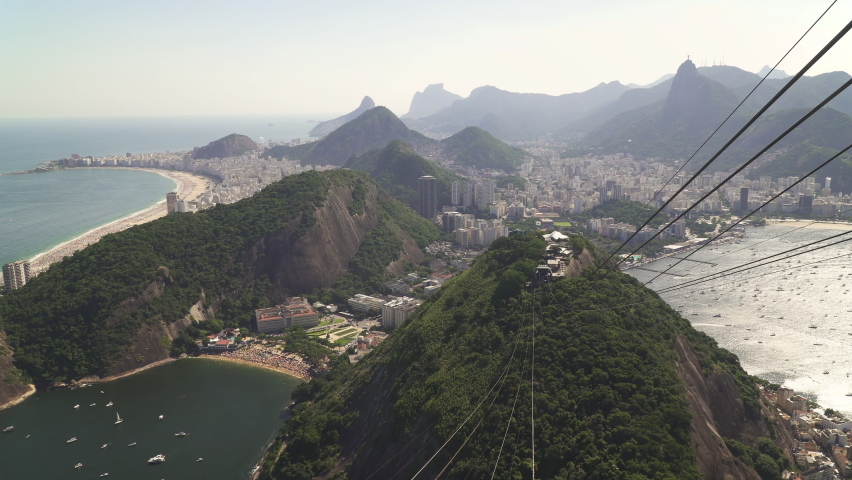 Panoramic view from the top of Sugarloaf Mountain image - Free stock ...