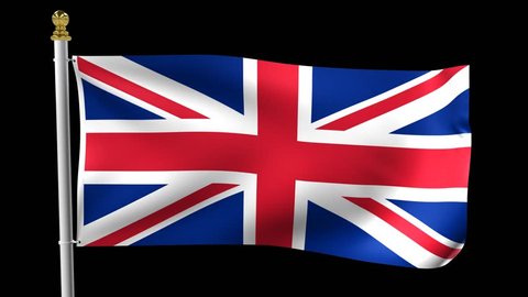 2d Animation Drawing British Union Jack Stock Footage Video (100% ...