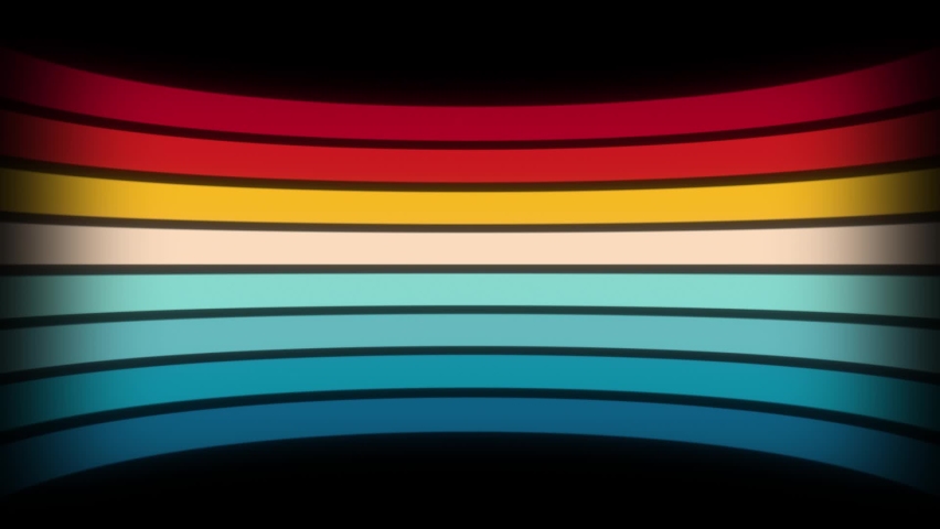 Vintage retro banner background animation. 70s Animation Background ...