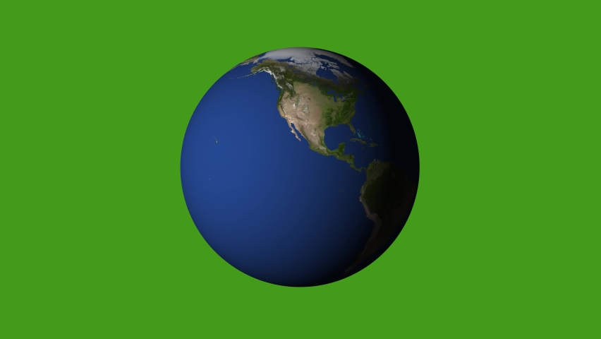 abstract rotating earth animation - 3D rendering Nature Videos ...