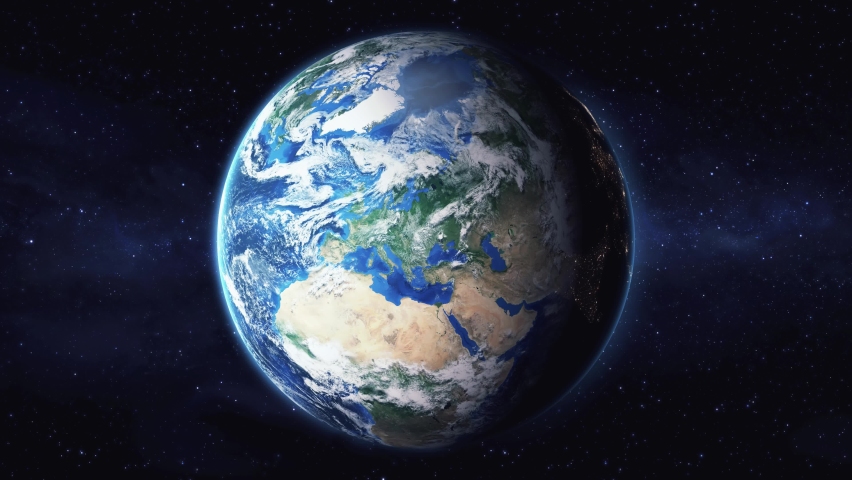 3d Earth Animation