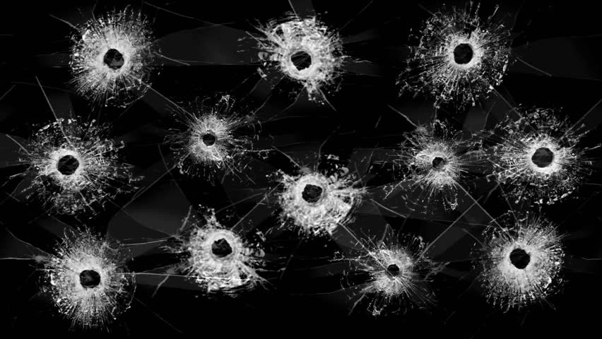 Bullet Holes Stock Footage ~ Royalty Free Stock Videos | Pond5