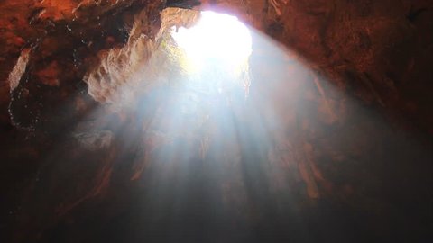 4k Sun Beam Cave Sun Rays Stock Footage Video (100% Royalty-free ...