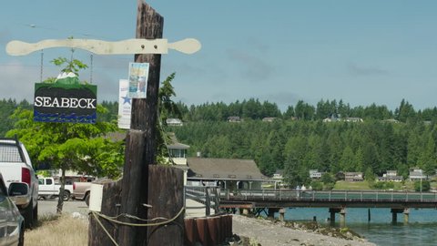 Seabeck Washingtonusa June 2015 Seaside Town Stock Footage Video (100% ...
