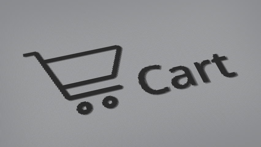 Shopping Cart Icon Stock Footage ~ Royalty Free Stock Videos | Pond5