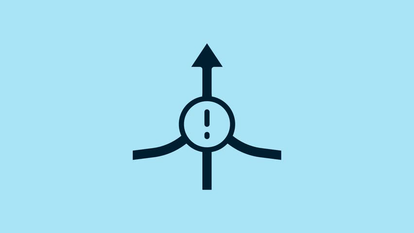 Animated arrow pointer red color. Alpha channel. Animation set. Looped ...