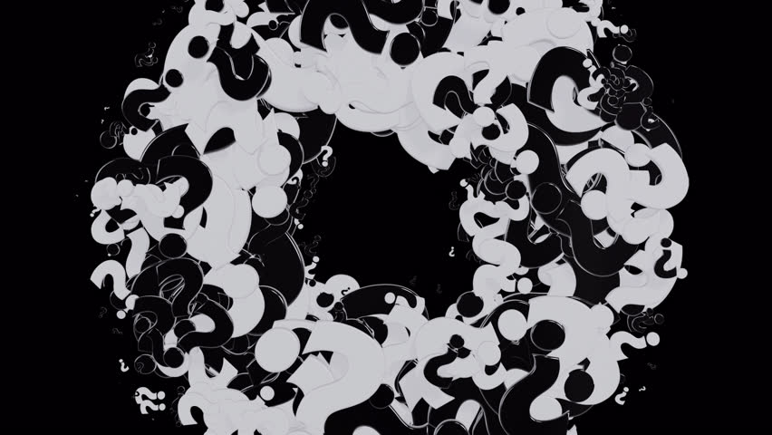 Question mark icon animation, Question marks and confusion sign. Video ...