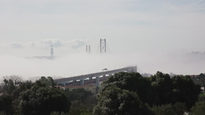 Top of the Bridge in the fog image - Free stock photo - Public Domain ...
