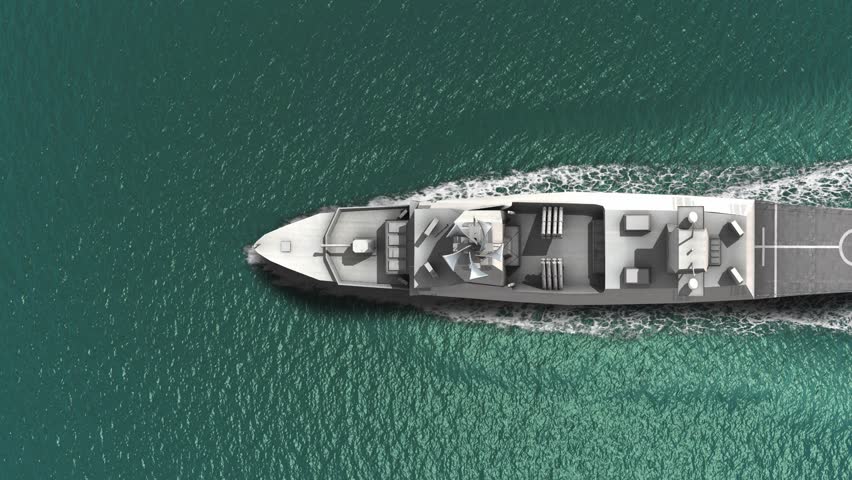 413 Navy Ship Top View Stock Video Footage - 4K and HD Video Clips ...