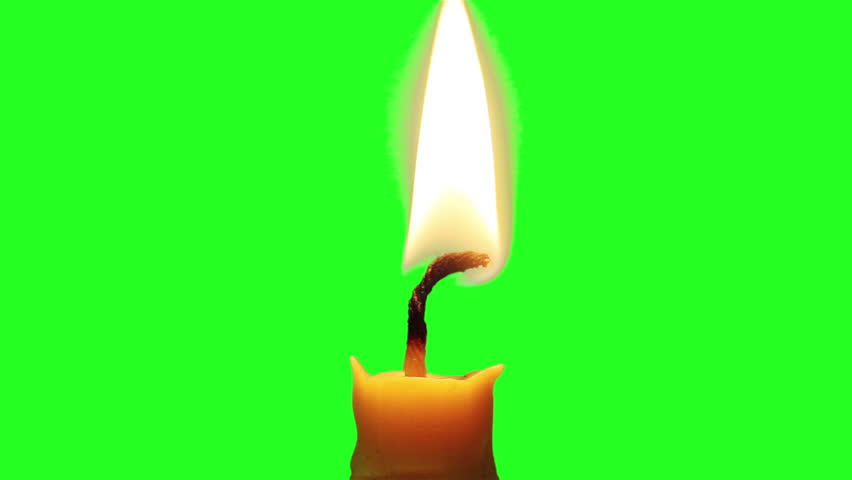 Candle Light On Green Screen Stock Footage Video (100% Royalty-free ...