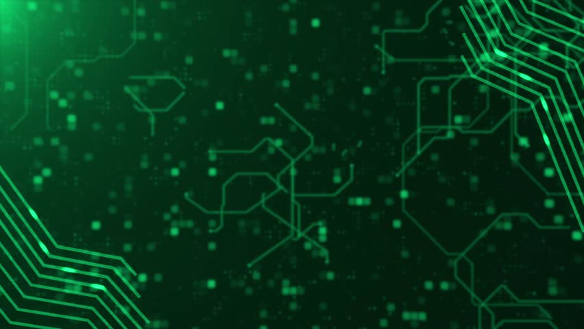 Flashing hexadecimal symbols on a red computer screen compose HACKING word. Loopable 3D ...