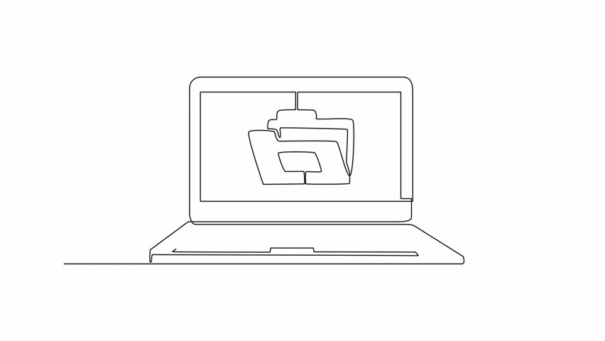 Data Centre Line Drawing Stock Video Footage | Royalty Free Data Centre ...