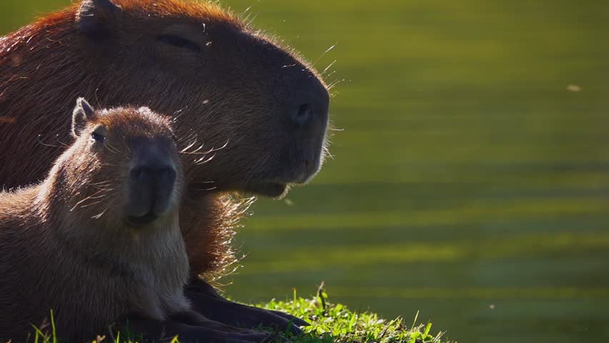 Capybara Stock Footage ~ Royalty Free Stock Videos | Pond5
