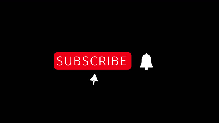 Subscribe button circular rotation green screen animation in 4K ...