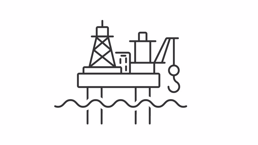 Offshore Oil Rig Stock Footage ~ Royalty Free Stock Videos | Pond5