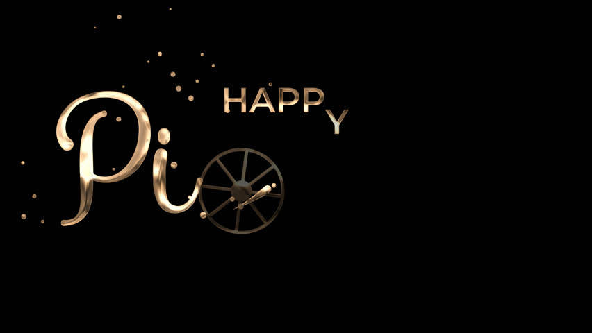 Happy pioneer day animation text handwritten modern calligraphy on the ...