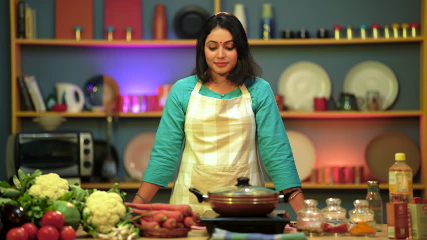 3,858 Indian Woman Cooking Stock Video Footage - 4K and HD Video Clips ...