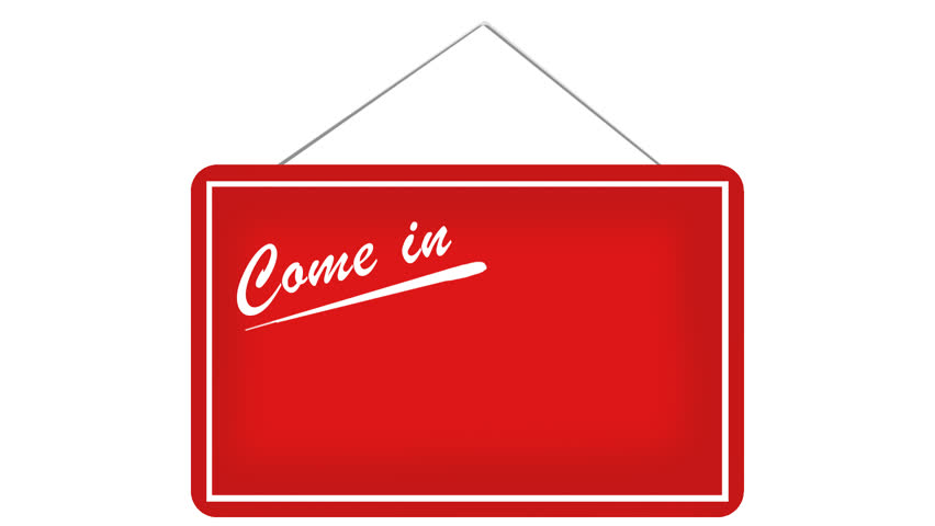 Animated Open Sign That Says Stock Footage Video (100% Royalty-free ...