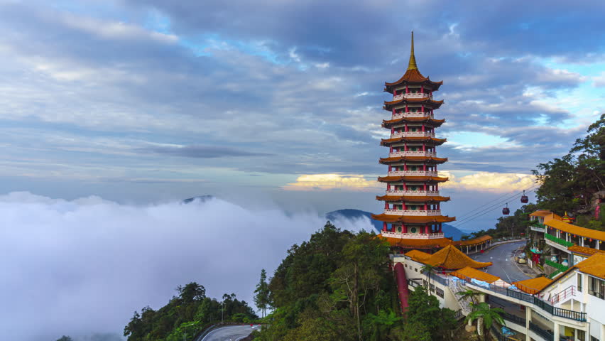 288 Genting Highlands Cable Car Stock Video Footage - 4K and HD Video ...