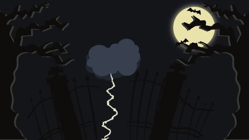 Download Bats Storm Halloween Logo Reveal - Videohive - aedownload.com