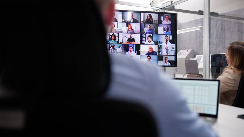 10,892 Online Meeting Background Stock Video Footage - 4K and HD Video ...