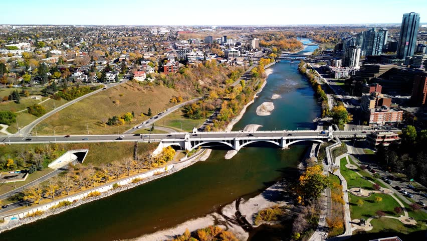 Prince Island's park landscape in Calgary, Alberta, Canada image - Free ...
