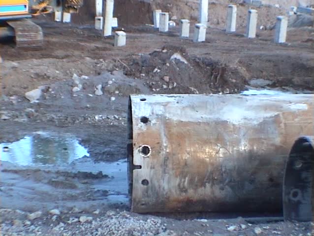 Well Digging Pipe On a Stock Footage Video (100% Royalty-free) 11182 ...