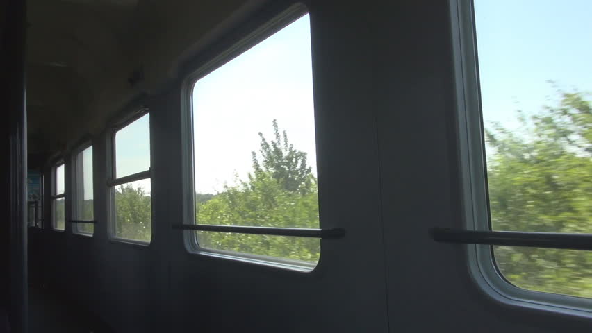 Looking On Train Window, Moving Stock Footage Video (100% Royalty-free ...