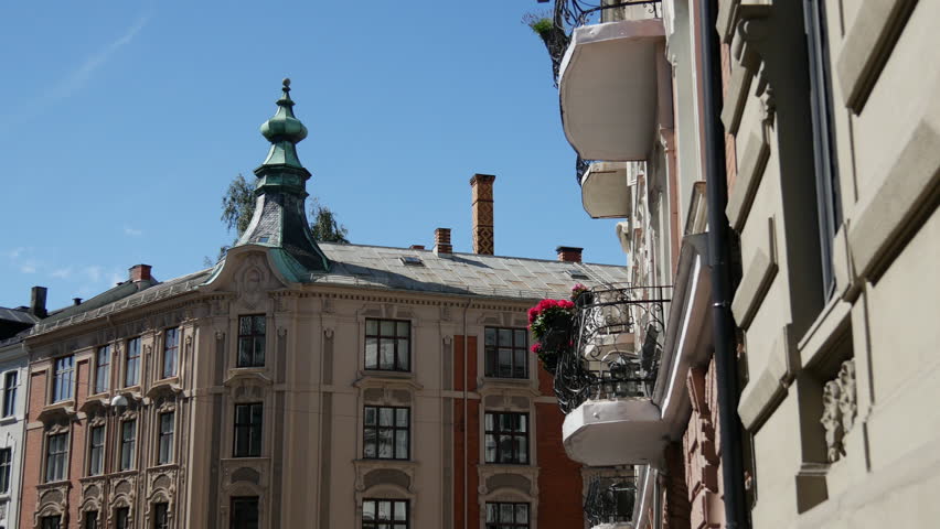 historical buildings oslo norway Stock Footage Video (100% Royalty-free ...