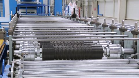 New Modern Assembly Roller Line Factory Stock Photo (Edit Now) 486913495