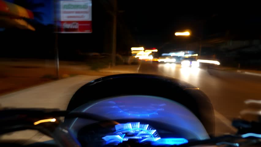 Drunk Driver Riding Motorcycle On Stock Footage Video (100% Royalty ...