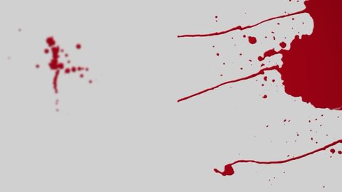 Series Quick Scenes Blood Spattering Trickling Stock Footage Video (100 ...