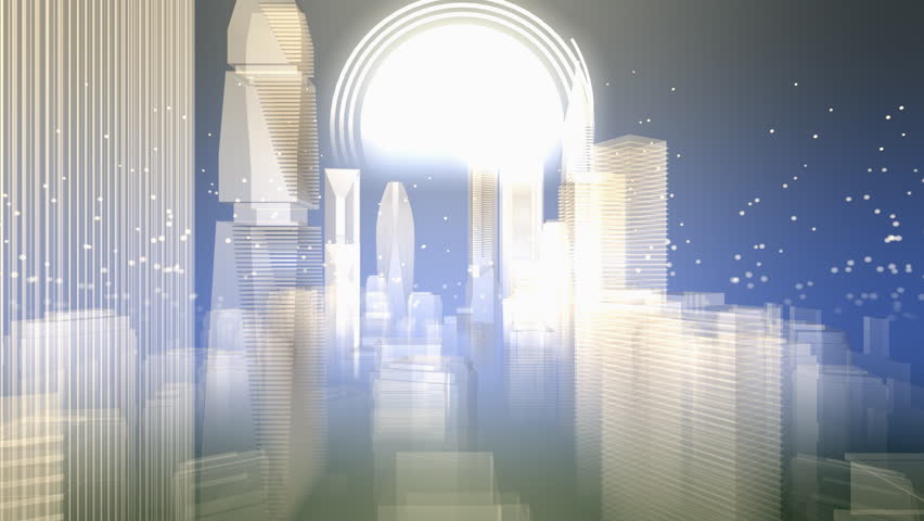 Computer Generated, Building, City, Cityscape, Stock Footage Video (100 ...